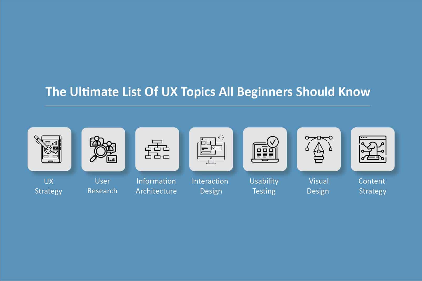The Ultimate List Of UX Topics All Beginners Should Know - TFTUS blogs